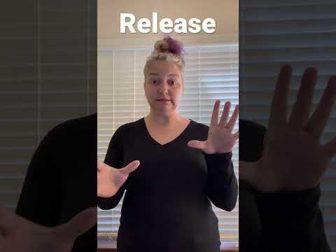 ASL Sign: RELEASE (as related to science)