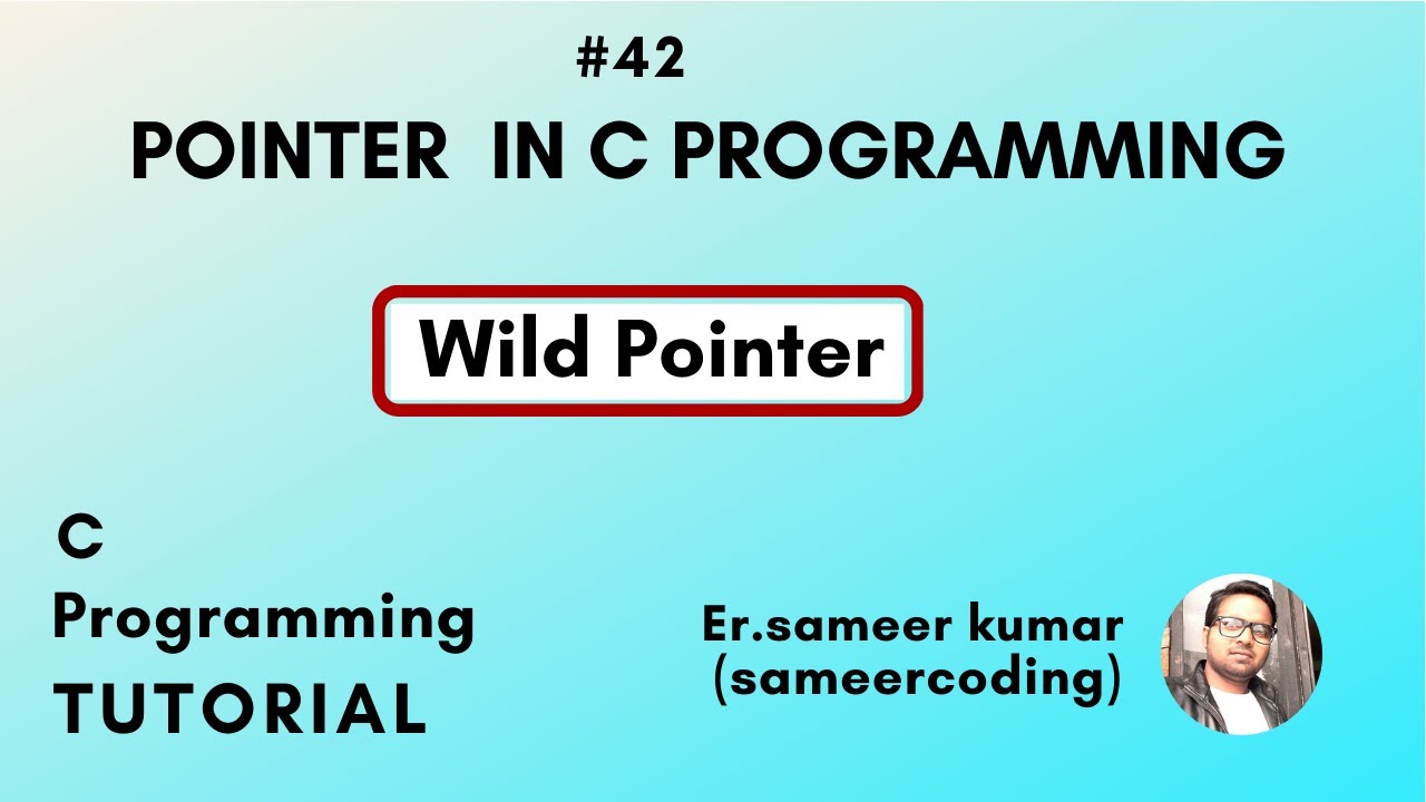 Wild Pointer in c Programming  | Wild pointer in c | sameercoding