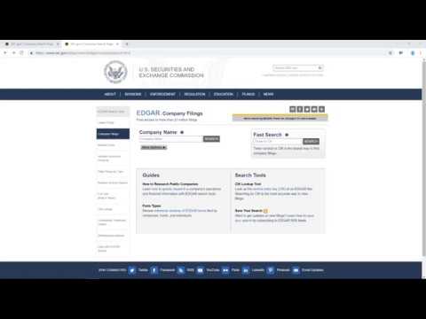 Retrieving and Reading SEC Filings