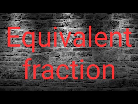 Equivalent fraction in hindi