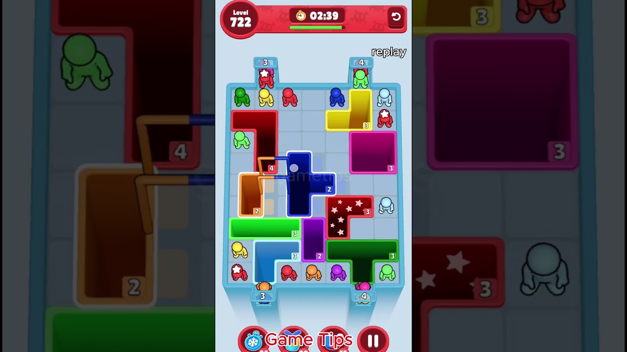 Drop Away level 722 Solution Walkthrough