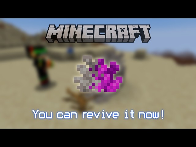 Revive Dead Coral Minecraft Data Pack