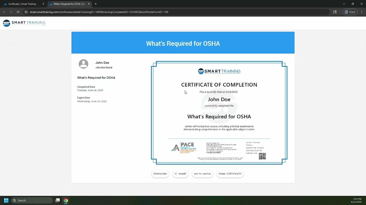 Take a Quick Tour of the Smart Training Platform