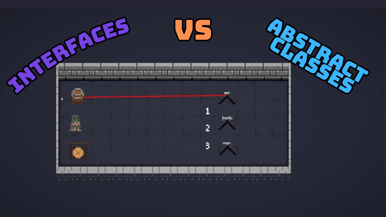 Interfaces vs Abstract Classes / Inheritance | Programming concept overview