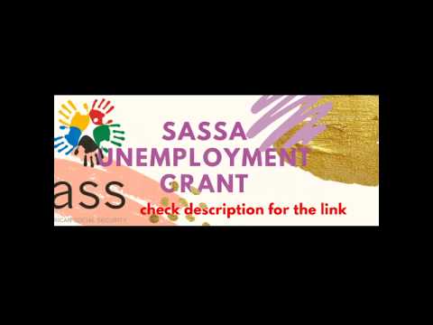 SASSA Unemployment Grant Complete Guide