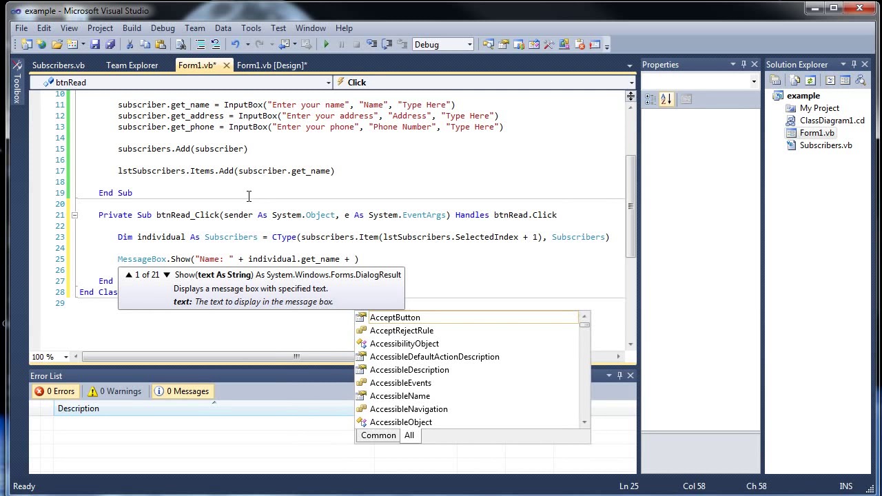 Visual Basic Tutorial 22   Collections