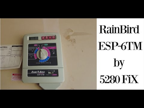 RainBird ESP-6TM Sprinkler Controller Easy Guide
