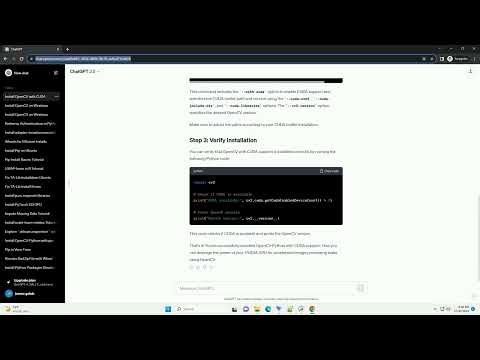 pip install opencv python with cuda