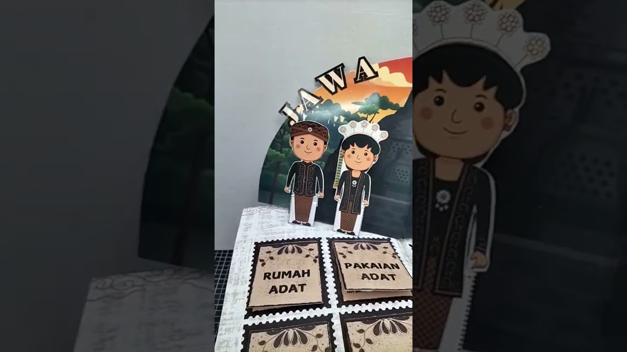 Pop up book keberagaman budaya daerah