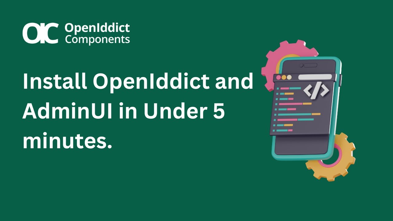 Getting Started with OpenIddict and AdminUI in 5 Minutes.