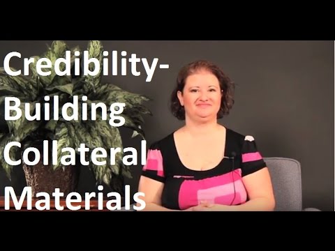 Credibility-Building Collateral Materials - DIY Marketing TV