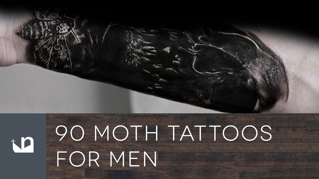 90 Moth Tattoos For Men