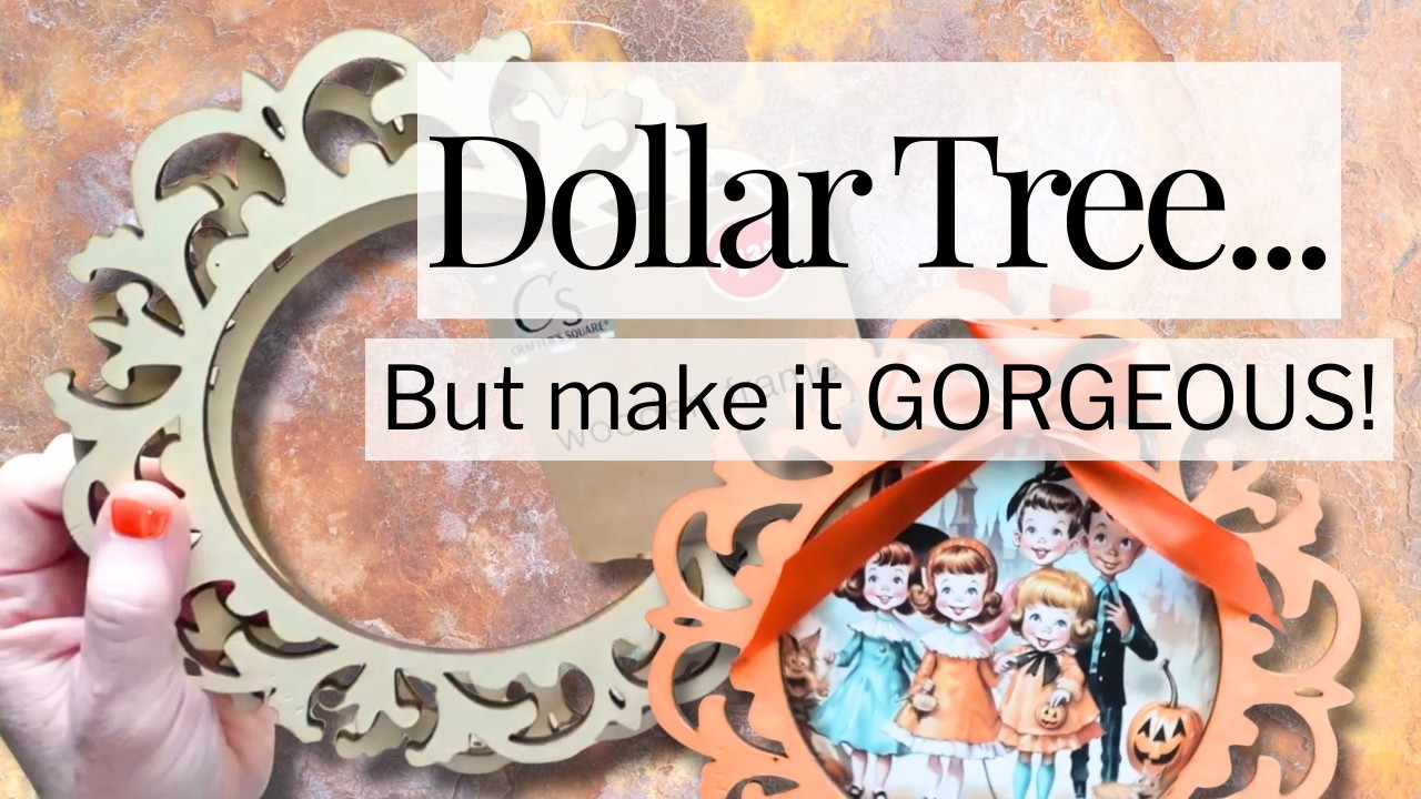 Dollar Tree Frame Blanks… You Won’t Believe This Transformation!