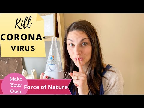 DIY FORCE OF NATURE CAPSULE SOLUTION! KILL CORONAVIRUS / COVID 19 & FLU! Non Toxic sanitizer!