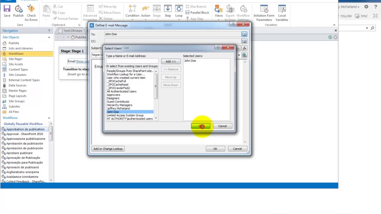 Step by step: Creating a basic SharePoint 2013 workflow