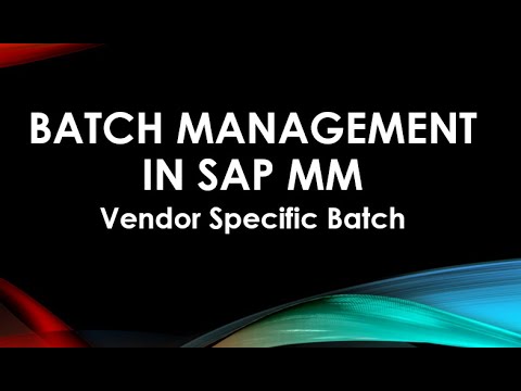batch management in sap mm | batch management configuration in sap mm | batch management in sap sd