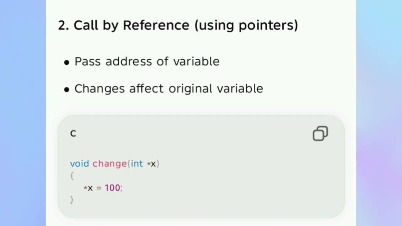 CS25C01 UNIT 3 Function parameters and return type in programing in c