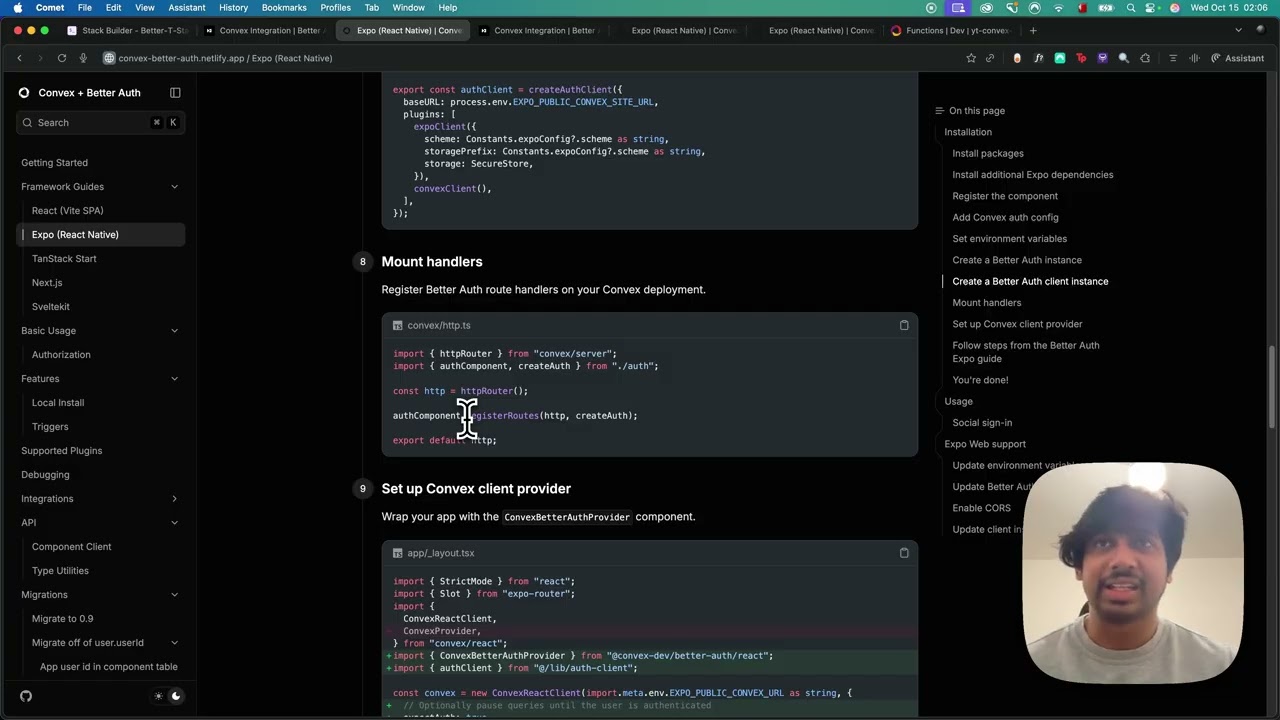 React Native (Expo) Google Auth using Better Auth and Convex