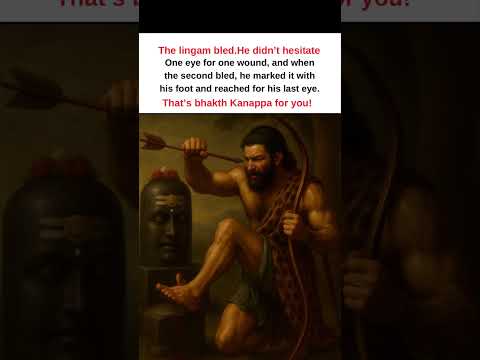 The Unbelievable Devotion of Bhakta Kannappa: He Gave His Eyes for God!