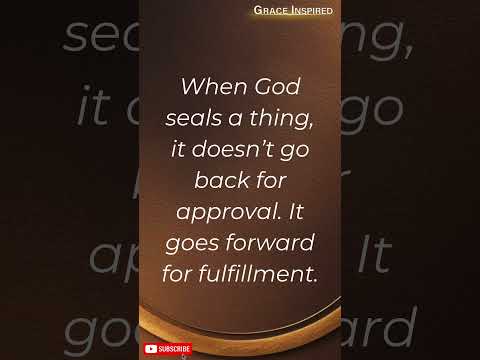 It Is Sealed | Jeremiah 1:12 Declaration for the Chosen