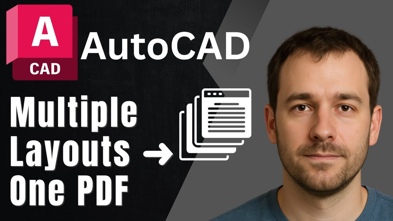 AutoCAD: Combine Multiple Layouts into One PDF (Batch Plot Tutorial)