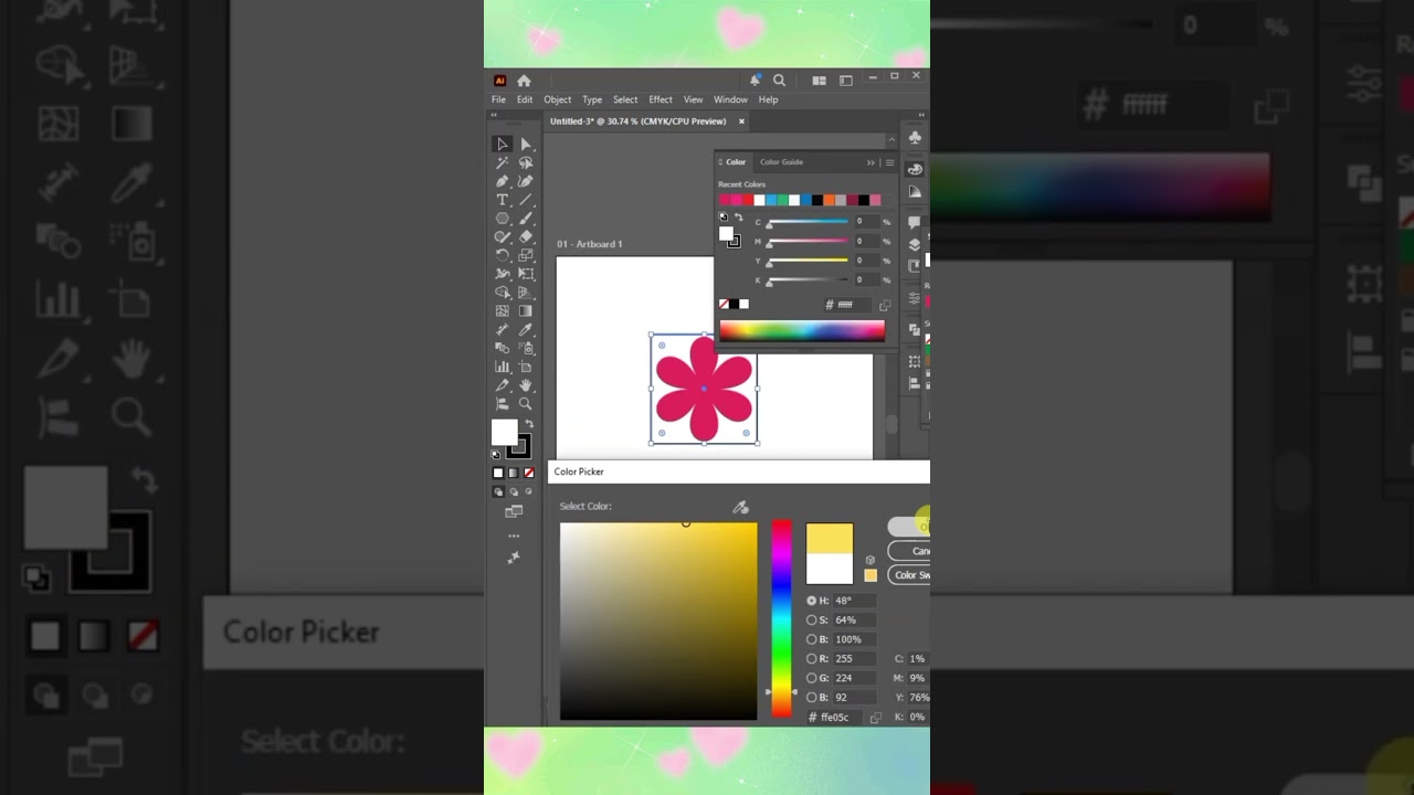 Let's create an interlocking shape pattern design in illustration | Adobe Illustration tutorials