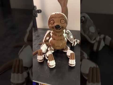 Cute Print-In-Place Sloth By Flexfactory