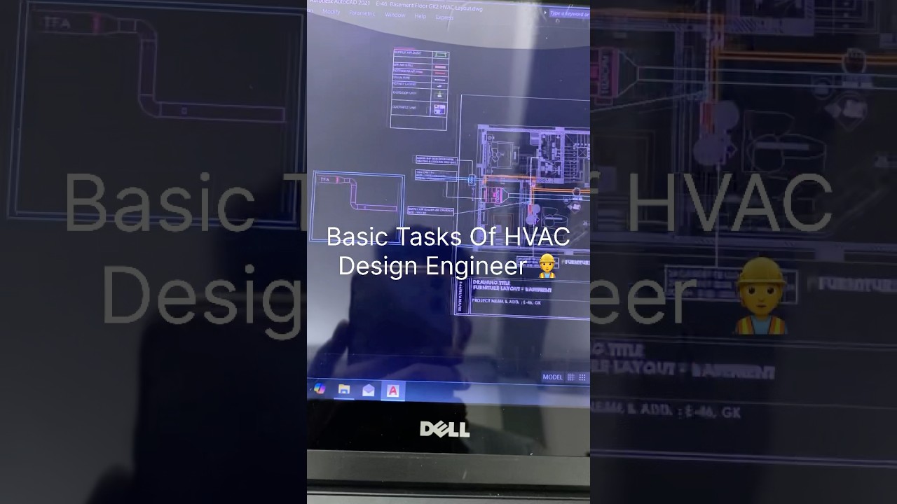 A Day as HVAC Design Engineer | The Task i have perform in a day #hvac #hvacexperts #shorts