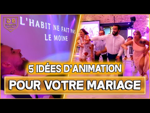 MARIAGE 👰🤵💖 : 5 idées d'Animation pour votre soirée de Mariage