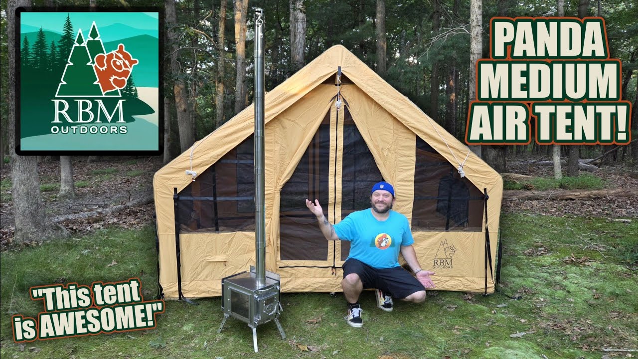 AWESOME PANDA MEDIUM AIR TENT FROM RBM OUTDOORS!