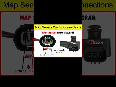 Map sensor wiring connections #mapsensor #shorts