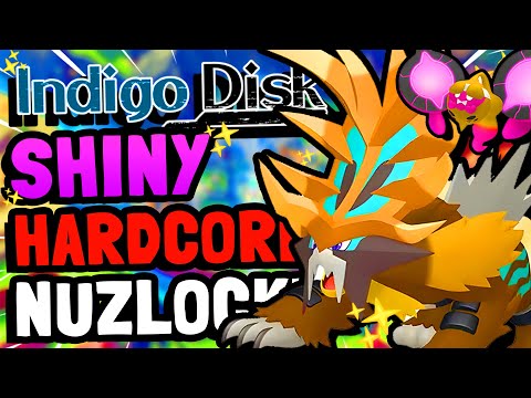 I Beat a Shiny Only Hardcore Nuzlocke of the Indigo Disk | Pokemon Violet Indigo Disk DLC