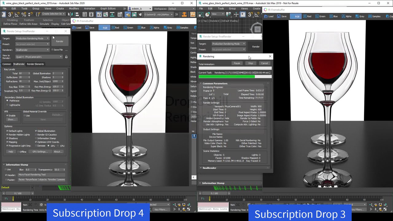 finalRender trueHybrid DROP 4 - OptiX™7 RTX SPEED