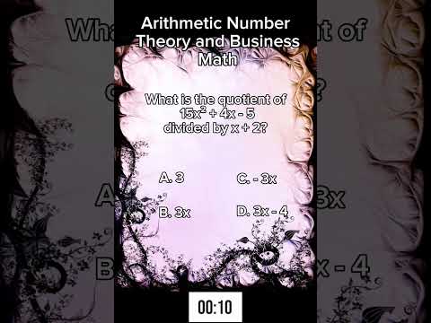 Arithmetic Number Theory Business Math #viralvideo #review
