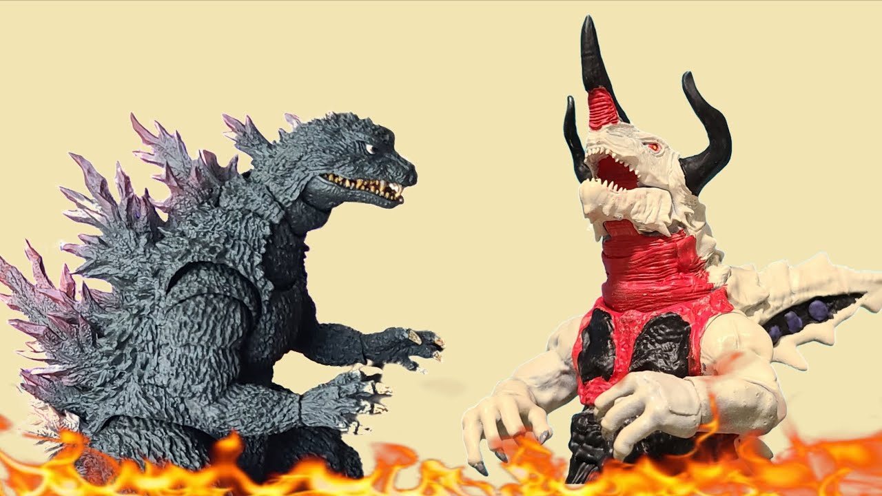 Godzilla 2000 vs. Bagan kaiju stop motion short