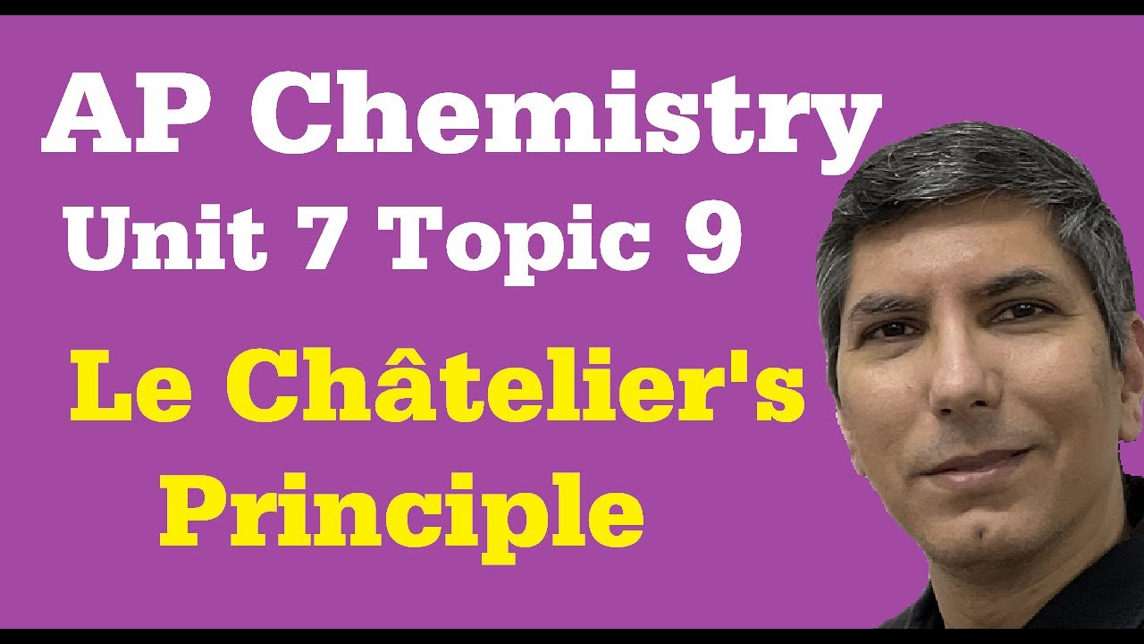Le Chatelier's Principle - AP Chemistry Unit 7, Topic 9 #apchem #apchemistry #equilibriumchemistry