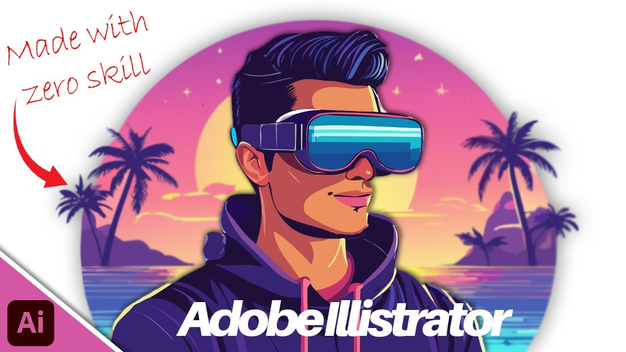 How To Generate Insane Vector Images In Adobe Illustrator | Great For Thumbnails!