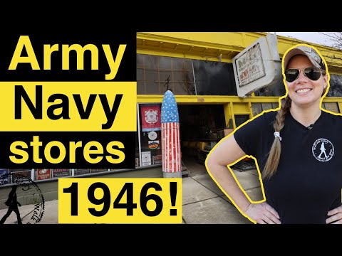 The History of Army Navy Surplus Stores - since 1946!