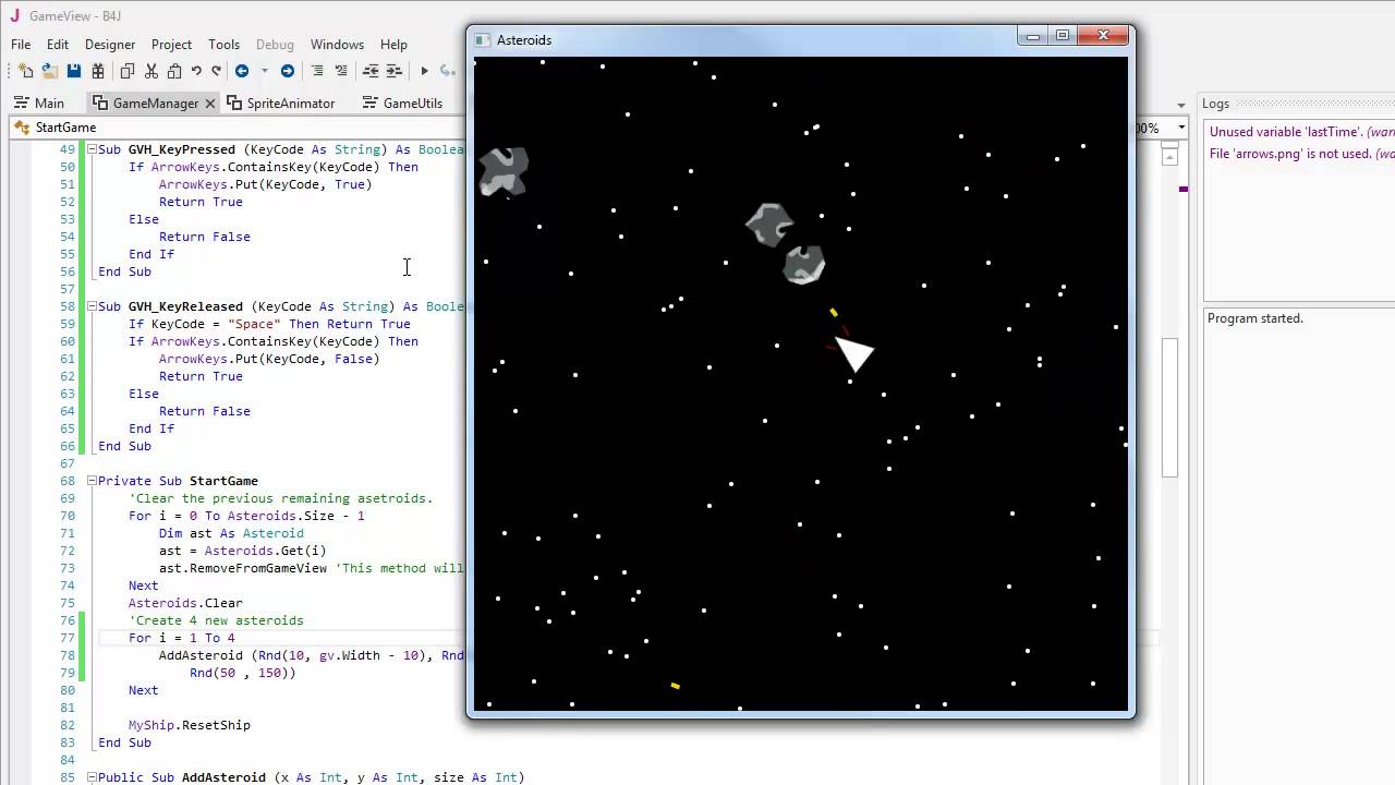 B4J - GameView Classes