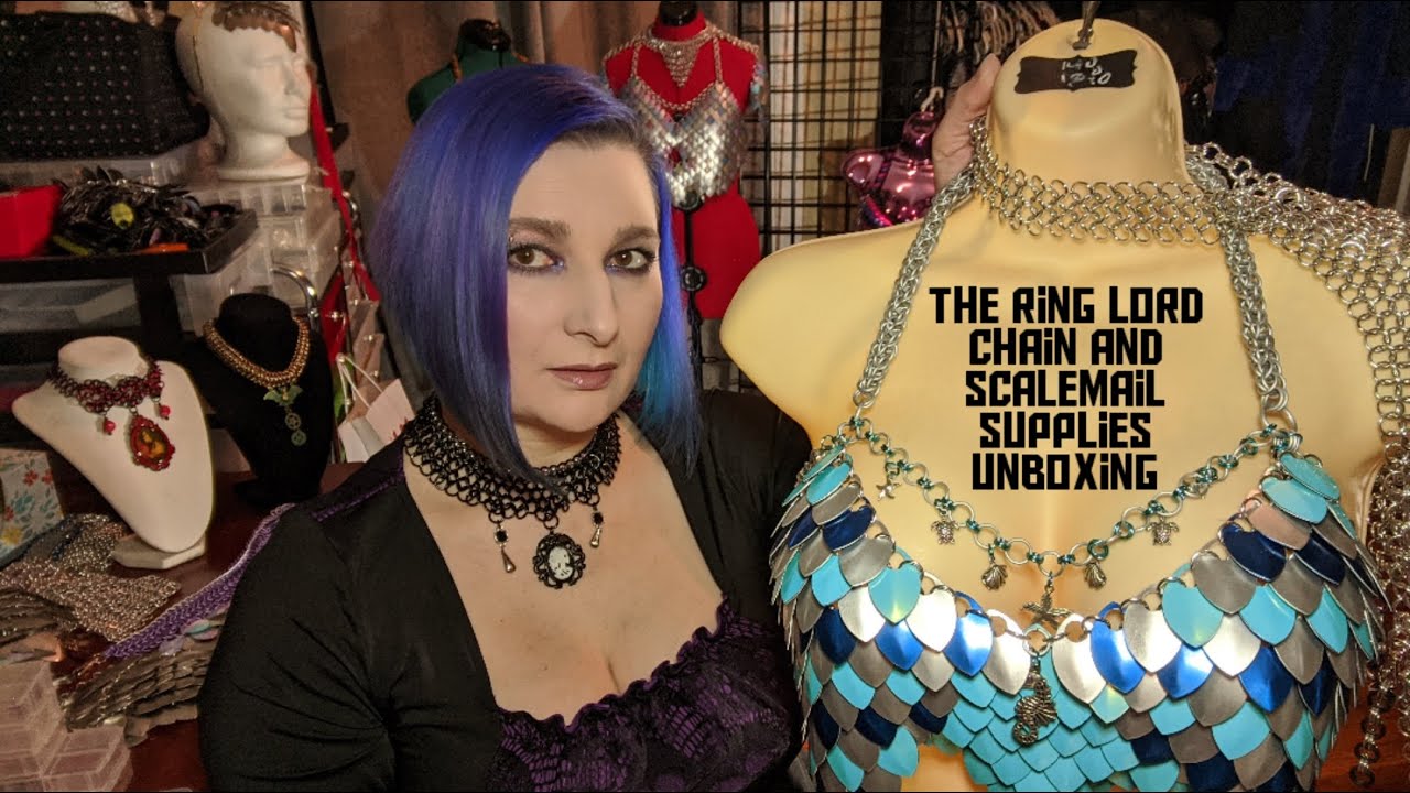 The Ring Lord Chainmail and Scalemail supplies unboxing and examples of how I use them 💜🦇💜