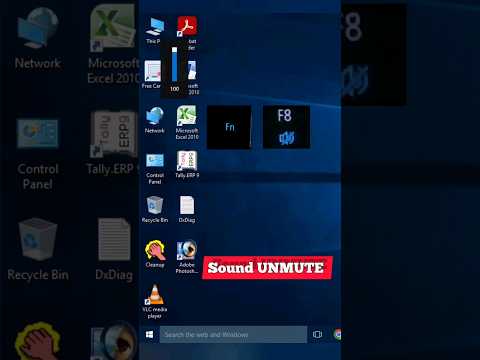 Shortcut key for mute and unmute audio in laptop | #shorts #ytshorts #shortsvideo #2023