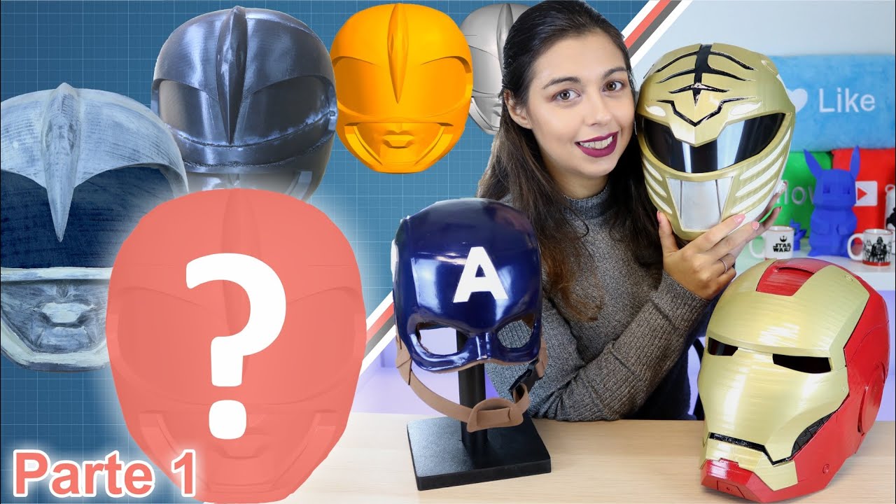 DIY Impressão 3D: Como fazer um Capacete - Parte 1 | Geek'alm