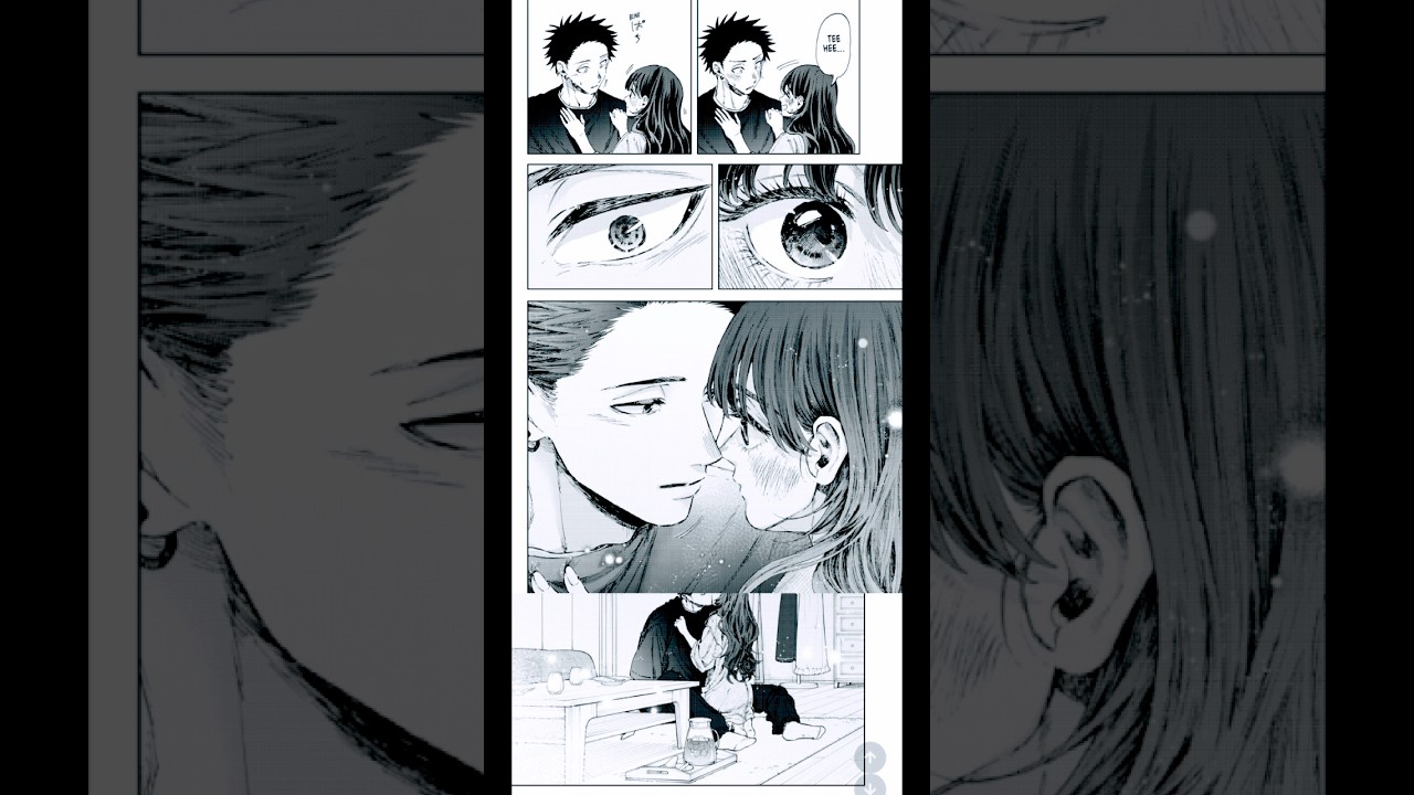 Rintaro at Kaoruko’s room ♥️ Rated PG!!! 😉 #thefragrantflowerbloomswithdignity #manga #kiss #hug