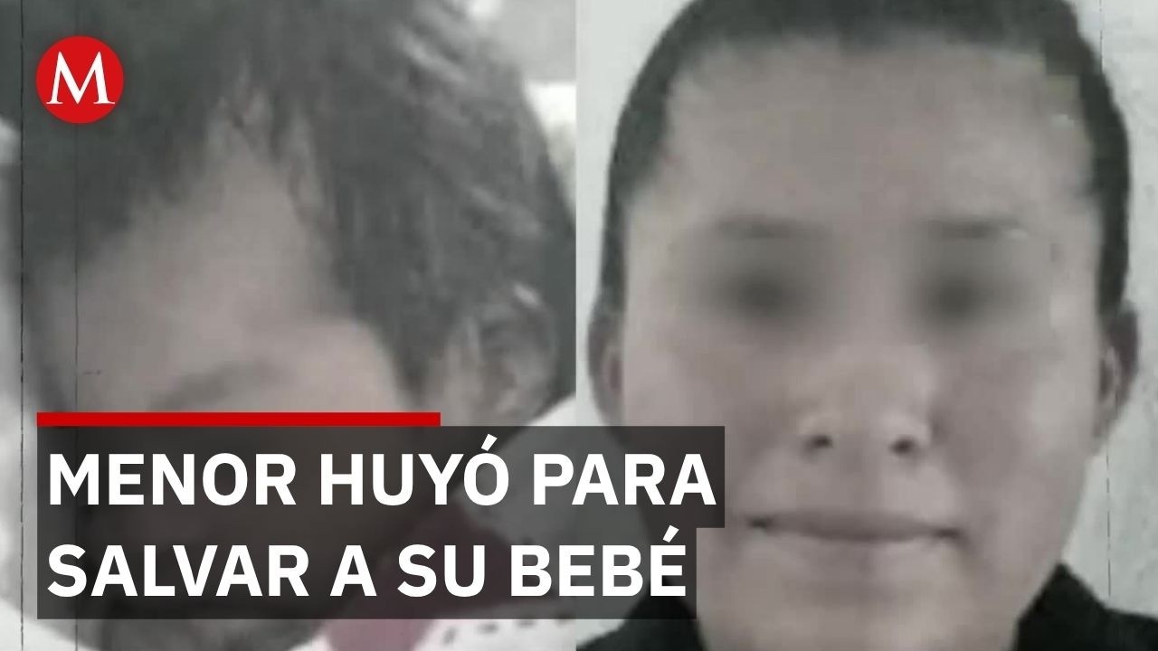 13-year-old girl flees from authorities to protect her son in Puebla