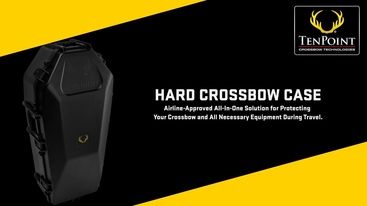 NEW TenPoint Hard Case : All-In-One Solution for Protecting Crossbow & Equipment During Travel