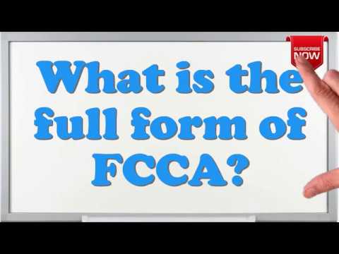 What is the full form of FCCA?