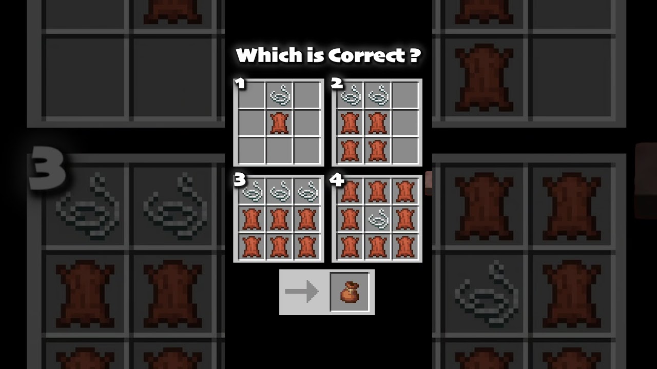 Minecraft Bundle Recipe