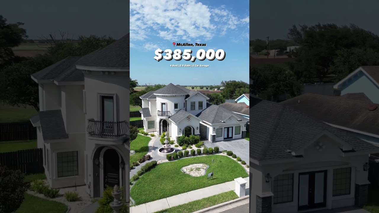 $385k Castle House Tour In McAllen Texas 😱 #shorts