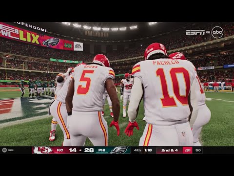 Super Bowl LIX 2025 • Kansas City Chiefs vs. Philadelphia Eagles • Full Game - Gameplay