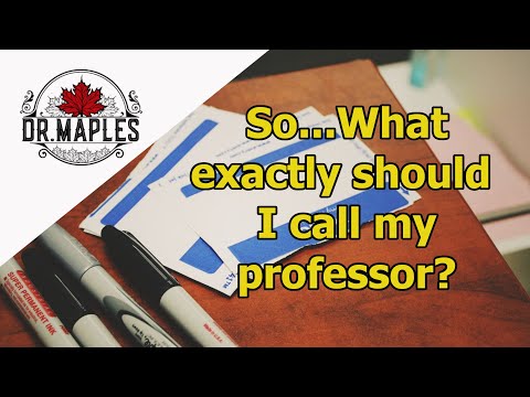 Should I call my professor by their first name?